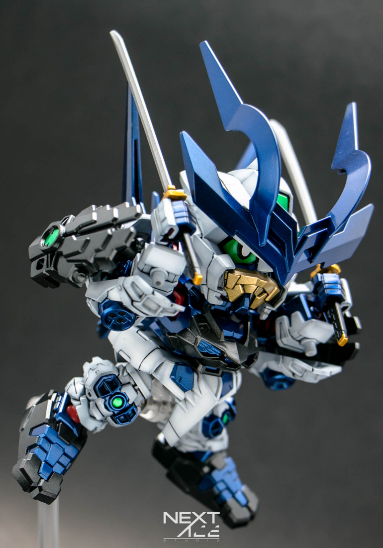 Painted Build: SD BB Senshi Sengoku Astray "Blue Frame"