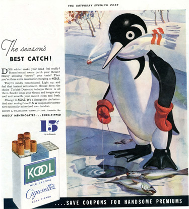 Willie The Kool Smoking and Skiing Penguin | illicit Blag