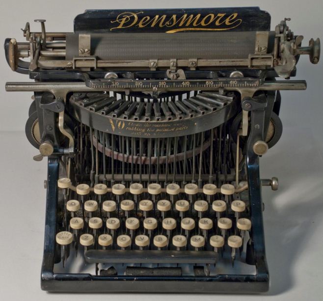 oz.Typewriter: Densmore Typewriter Donation
