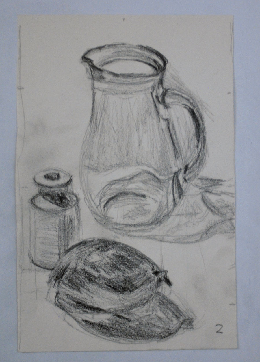 annipainting: Project 2, Exercise 8 & 9, Tonal Study on a White Ground ...