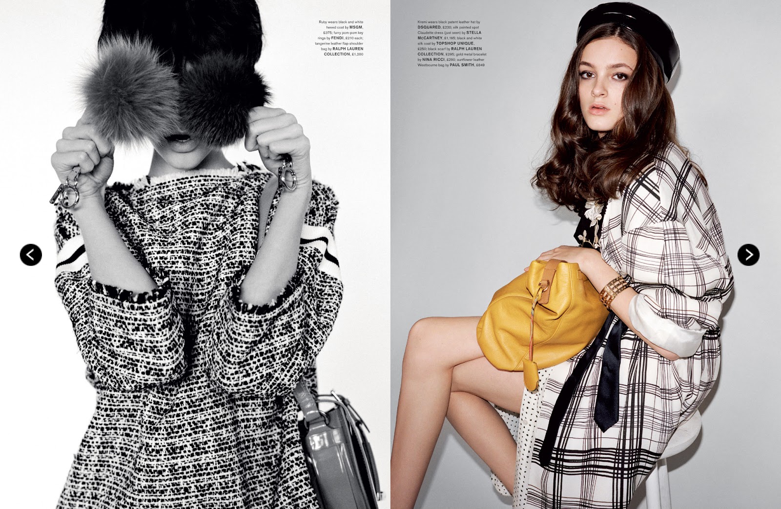 girlish: cara delevingne, edie campbell, ruby jean wilson, kremi ...