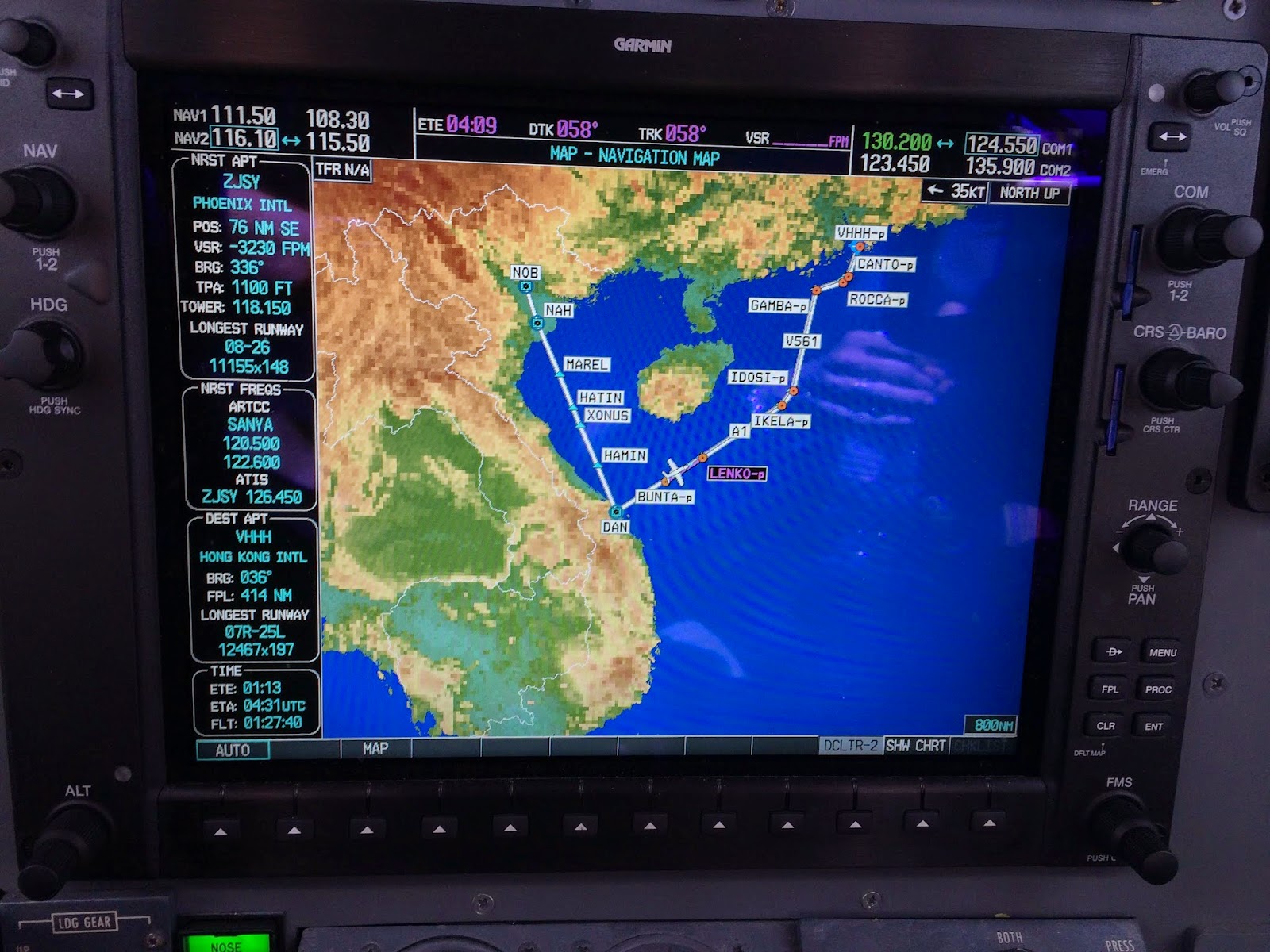 Citation N7EN - Around the World: 28th Leg: VVNB - VHHH Hanoi, Vietnam ...
