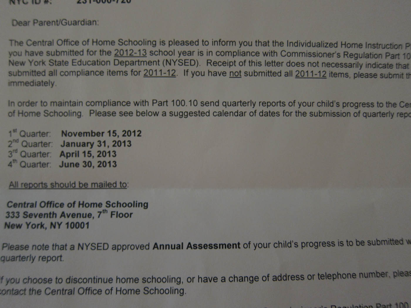 IHIP approved for 2012-13