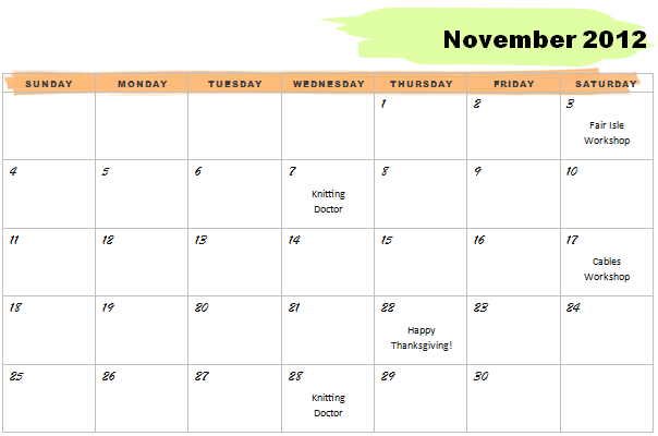 2 Stix & A String: Calendar