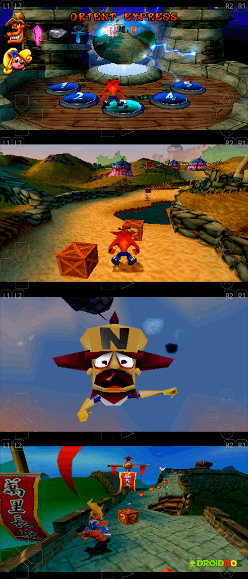 Crash Bandicoot Trilogy PSX Coleccion 3 in 1 Para Android (MEGA)