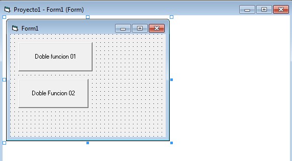DOBLE FUNCIÓN DE UN BOTÓN EN VISUAL BASIC