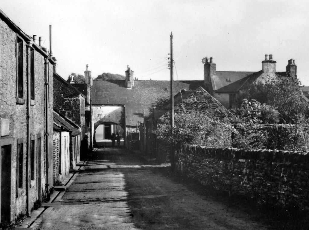 Tour Scotland: Old Photograph Bruce Street Whithorn Scotland