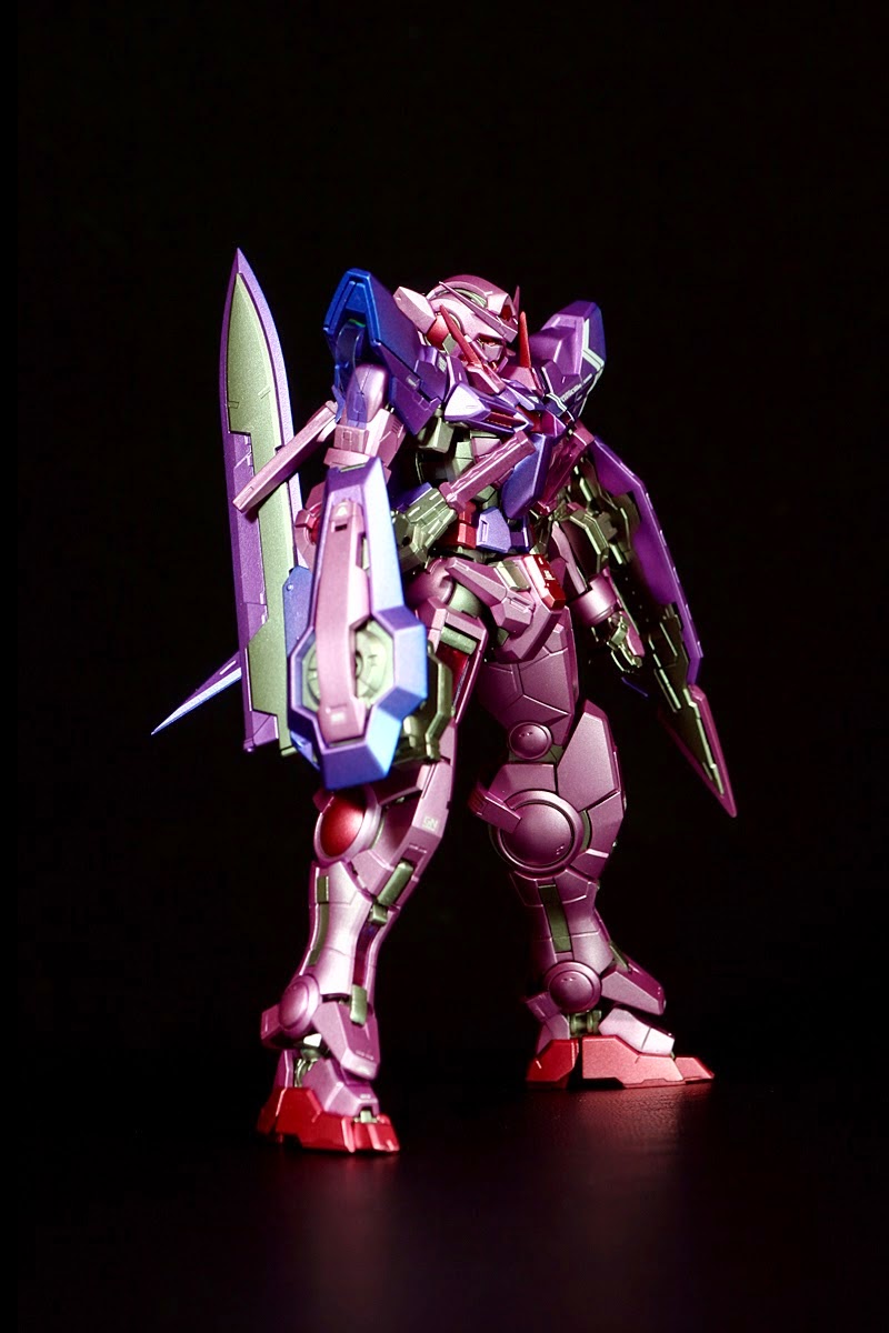 RG 1/144 Gundam Exia Trans-Am Metallic Colors - Painted Build ~ Gunplanity