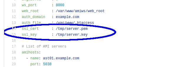 amiws - AMI (Asterisk Manager Interface) to web-socket proxy