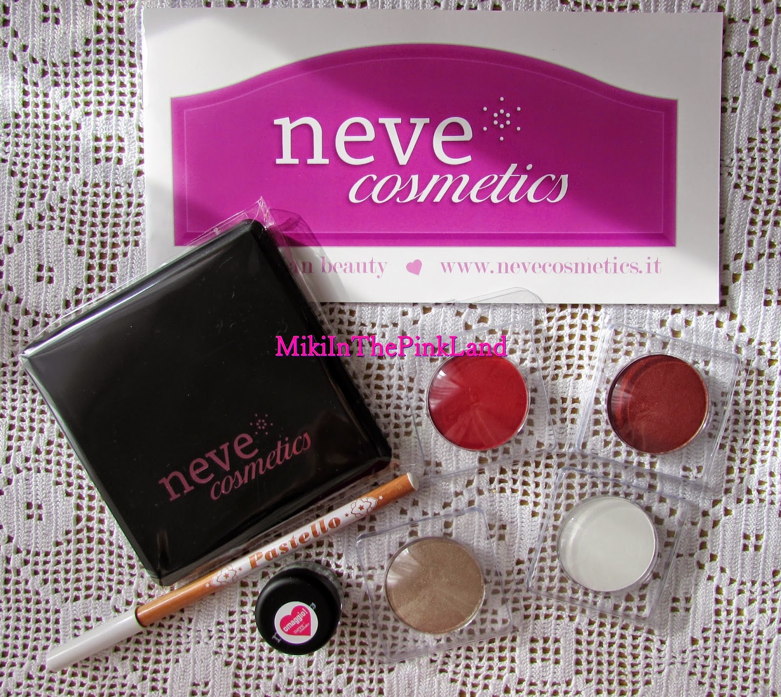 MikiInThePinkLand: Neve Cosmetics Haul: swatches e review