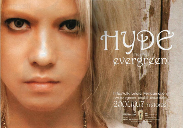 Lirik Lagu L'Arc en Ciel HYDE Evergreen (Album Roentgen) & Terjemahan Bahasa Indonesia - LARUKUPEDIA