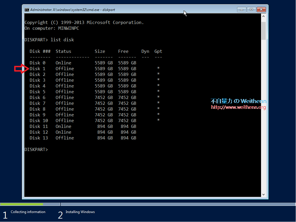 清除硬碟 Read-Only 及 Offline 狀態 ~ 不自量力 の Weithenn