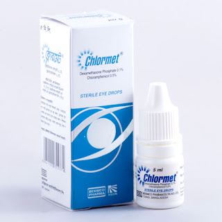 Chlormet Eye Drops, (Chloramphenicol 0.5% & Dexamethasone Phosphate 0.1 ...