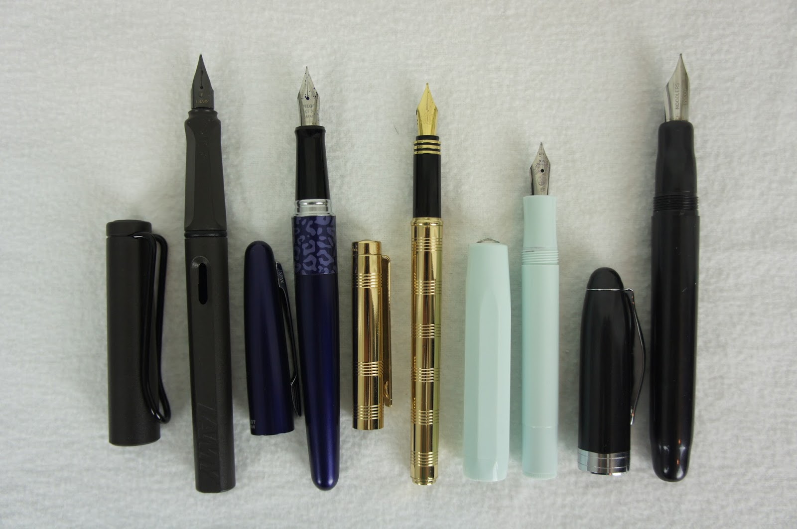 Knotty By Nature: Pen Collection - A few of my Fountain Pens