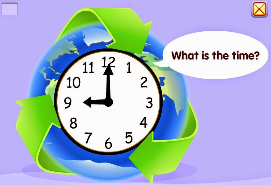 Follow me!: What is the time?