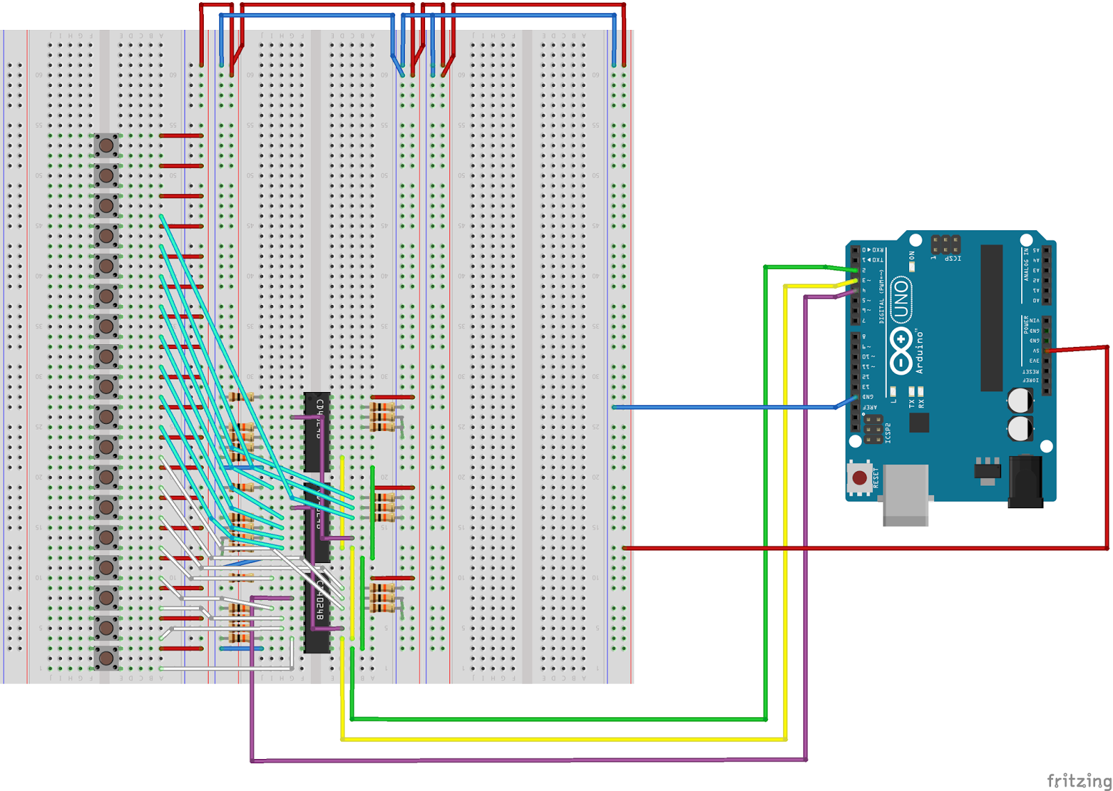 Dieter's Arduino Projects: Room Management System - Input stage part 2