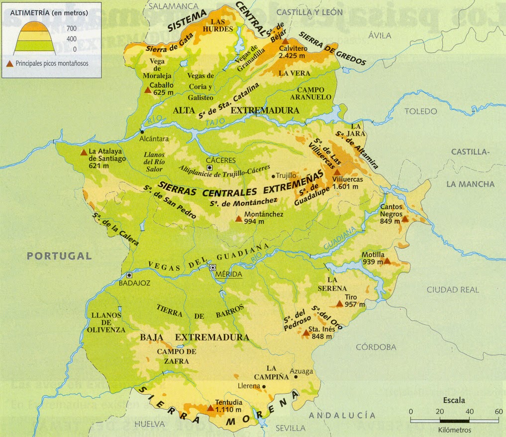 enclasedegeografia: ¡A por Extremadura!