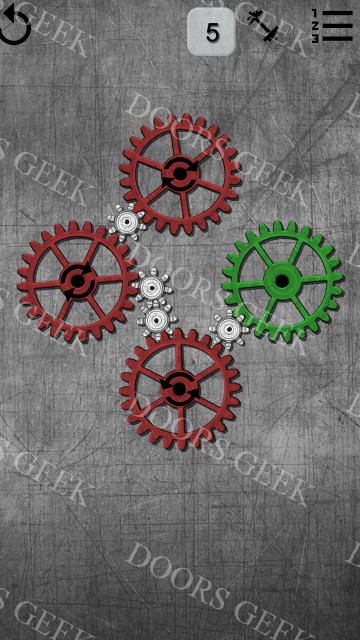 Gears Logic Puzzles Level 5 Solution ~ Doors Geek