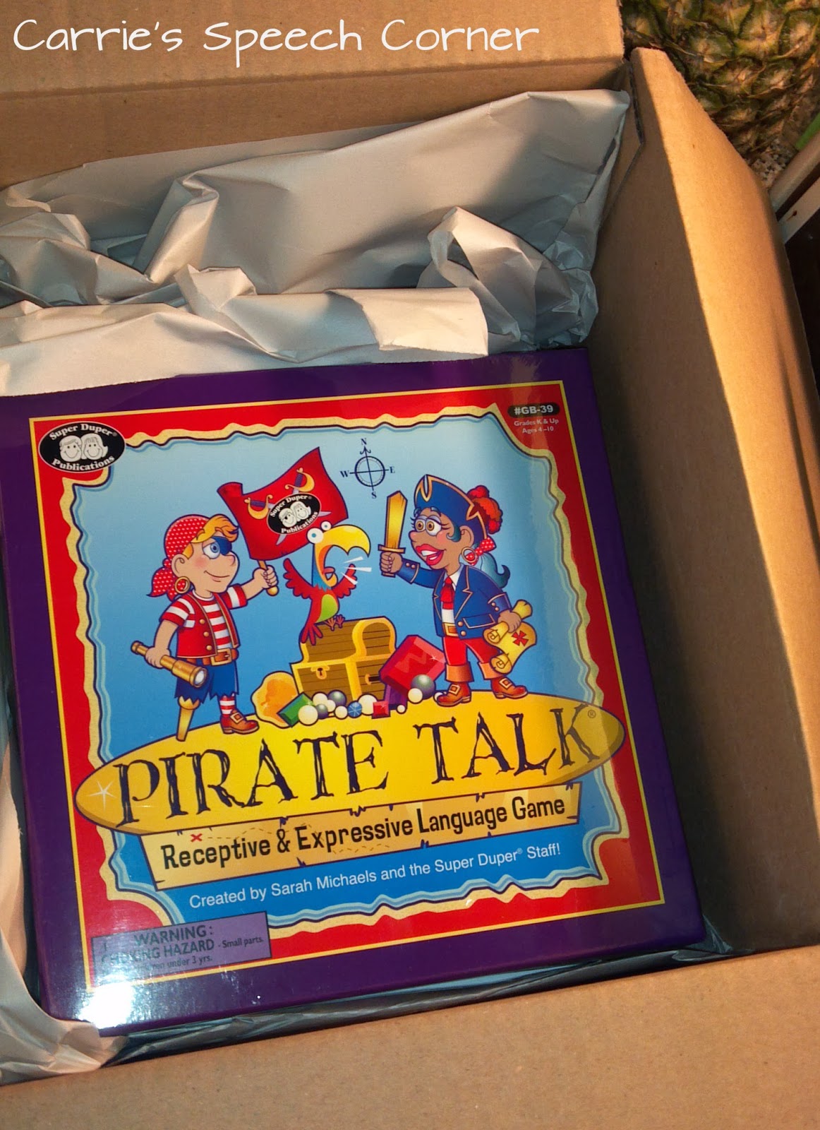 Carrie's Speech Corner: Product Review: Pirate Talk by Super Duper