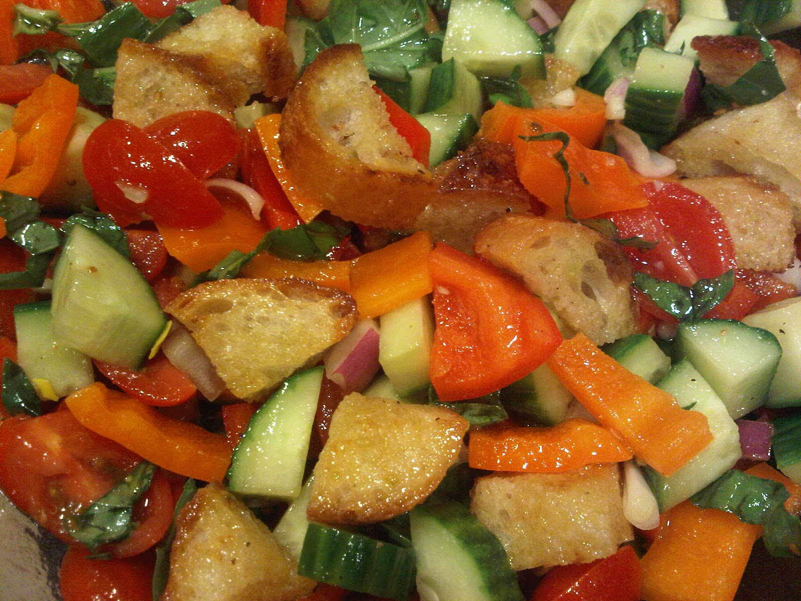 Always Passionate About Food!: Panzanella and Fattoush
