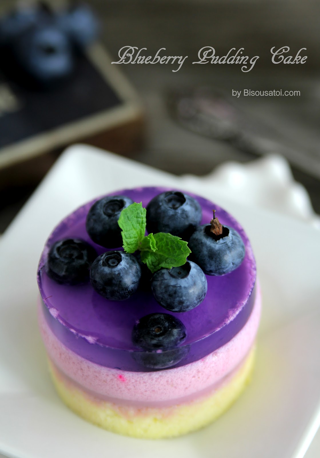 Blueberry Pudding Cake - Bisous À Toi