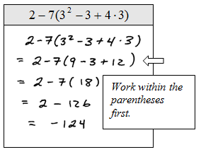 OpenAlgebra.com: Order of Operations