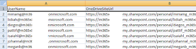 Find and Export all OneDrive for Business users using Powershell