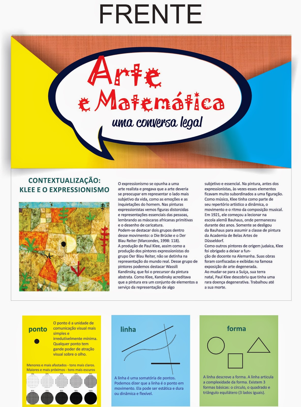 CriArte: PROJETO INTERDISCIPLINAR - ARTE E MATEMÁTICA