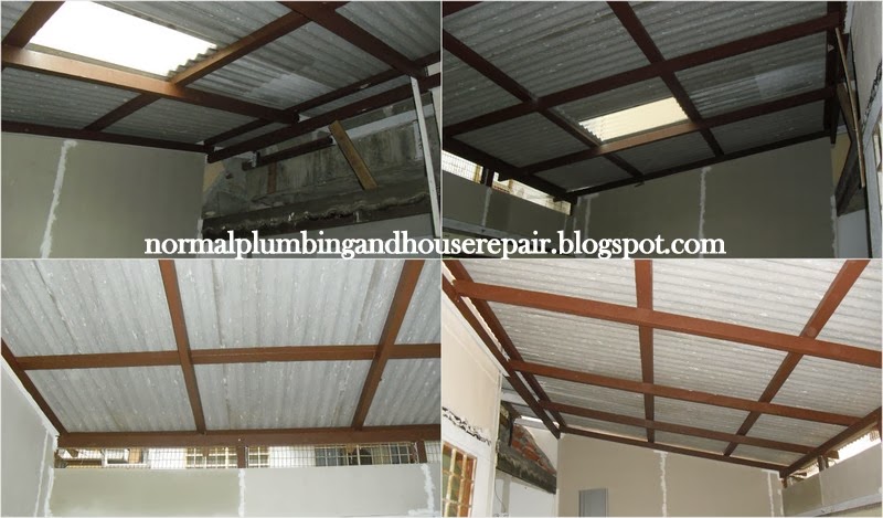 NORMAL PLUMBING: MENUKAR ATAP METAL DECK KEPADA ATAP ASBESTOS