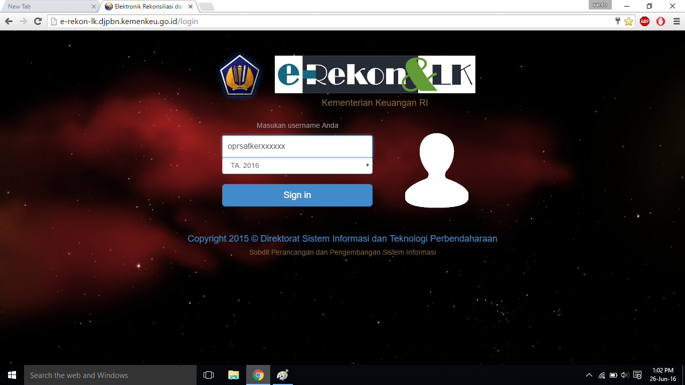 CARA E REKON DAN LK (Elektronik Rekonsiliasi dan Laporan Keuangan) IRWIL123