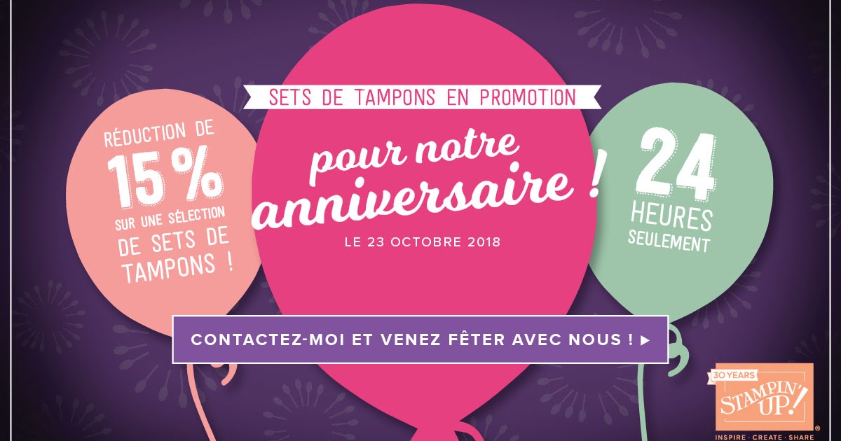 Ideacreations: Promotion spéciale pour Fêter les 30 ans de STAMPIN'UP