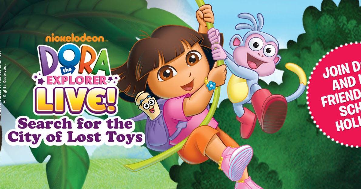 NickALive!: 'Dora The Explorer Live! Search For The City Of Lost Toys ...