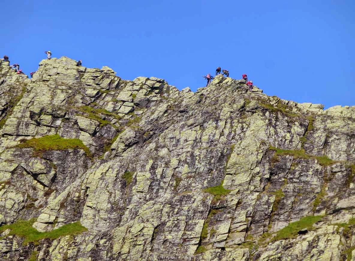 Alex and Bob`s Blue Sky Scotland: Saddleback or Blencathra. Sharp Edge ...