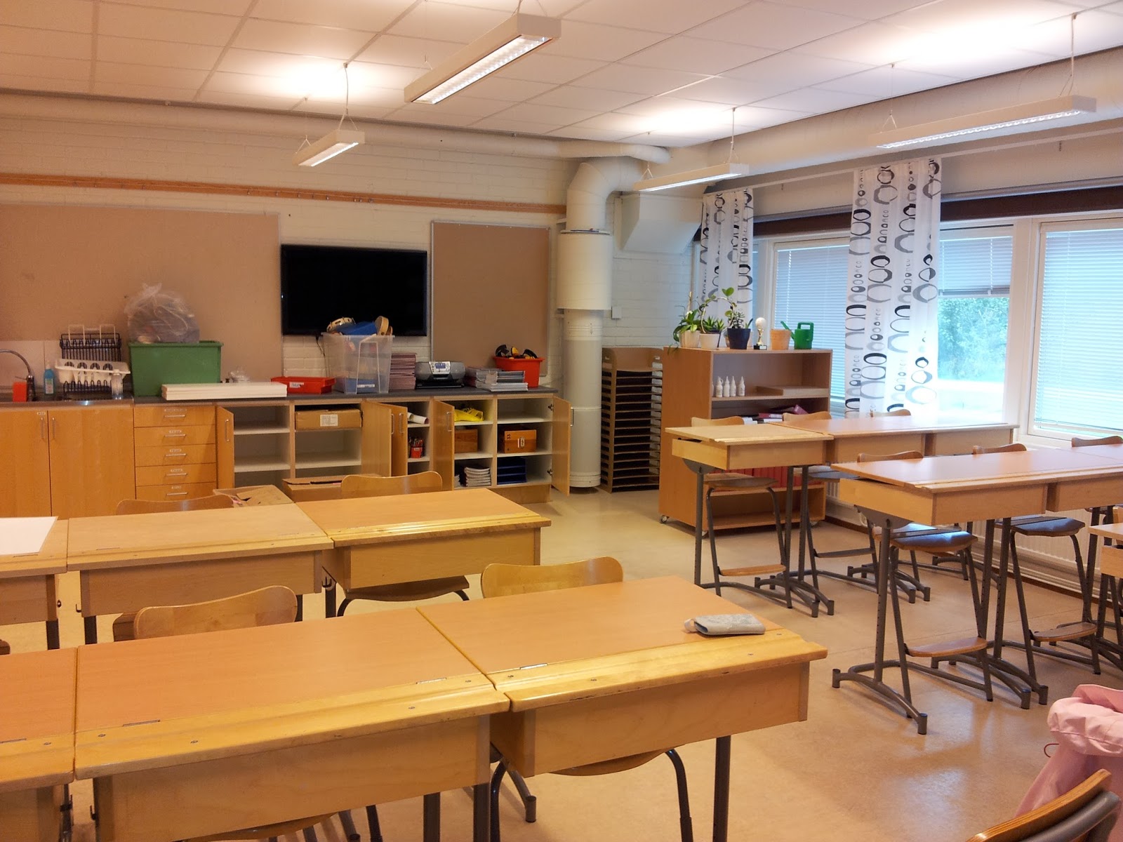 Bäckbläck: Klassrummet