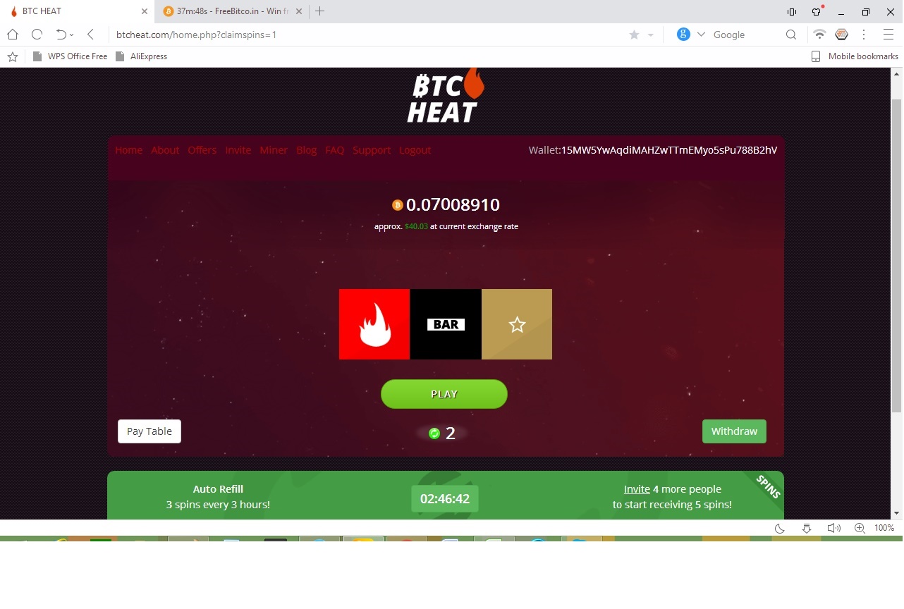How To Hack BTC Heat Spin Point?