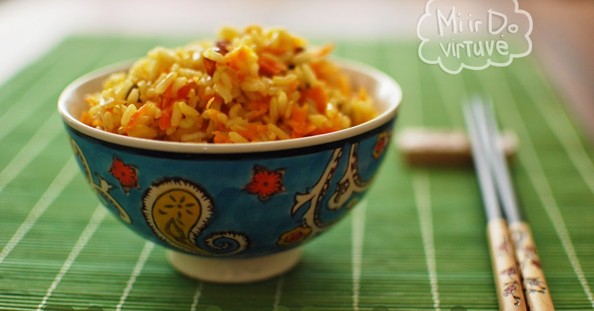 Mi ir Do virtuvė: Ryžiai su morkomis ir razinomis