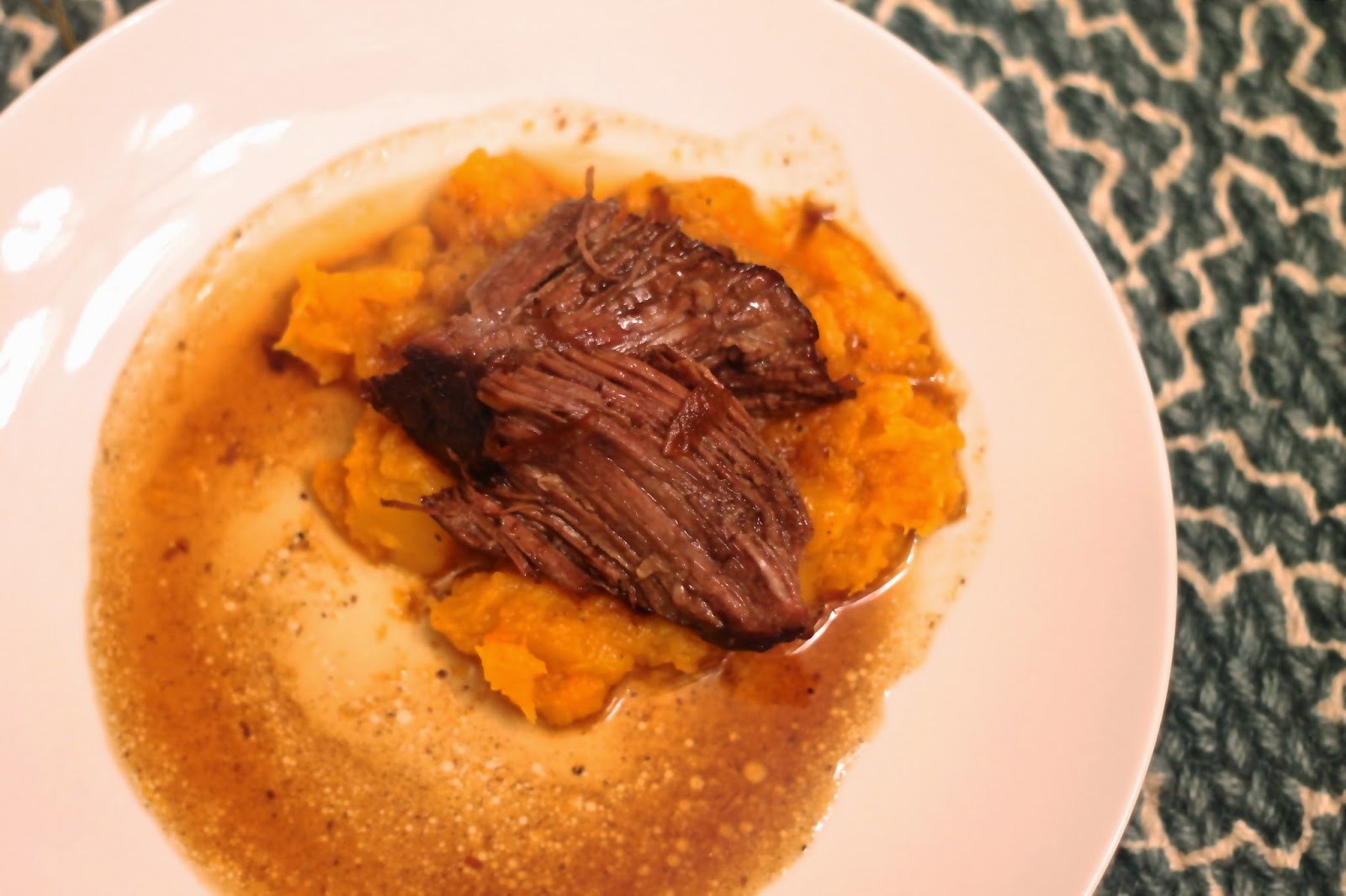 Balsamic Roasted Beef with Paprika Yams