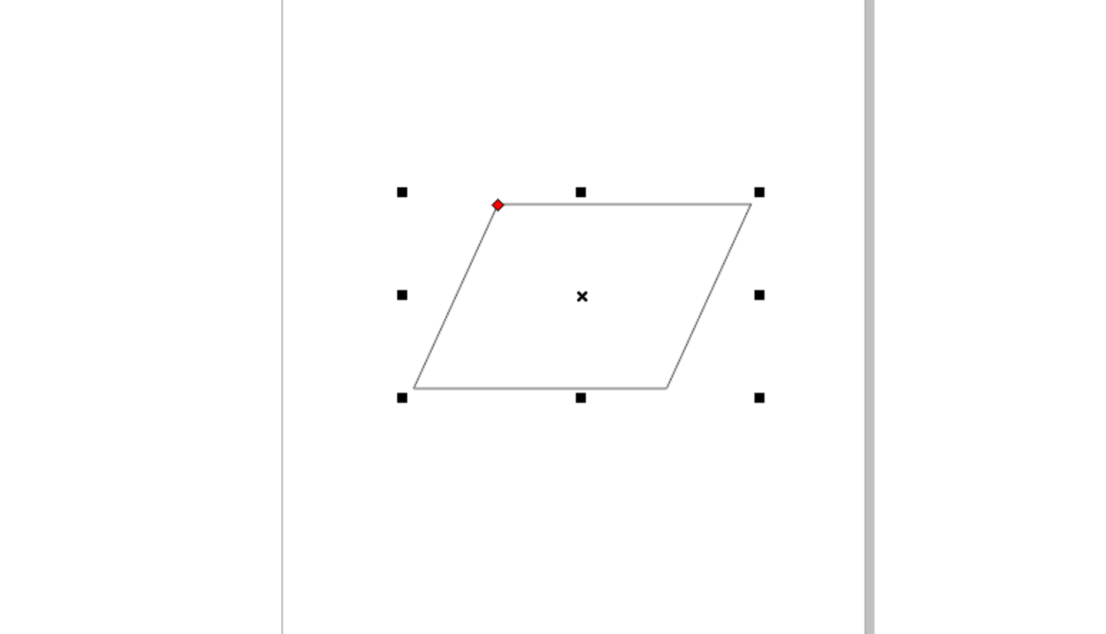Cara Membuat Grafis Jajar Genjang di CorelDRAW Cara Membuat Grafis Jajar Genjang di CorelDRAW