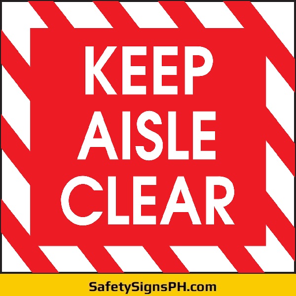 Keep Clear Signs - SafetySignsPH.com Philippines