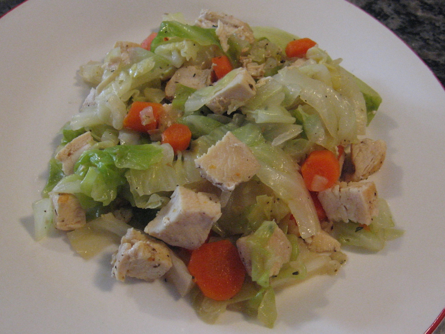 Cooking with Mandy: Chicken and Cabbage Saute