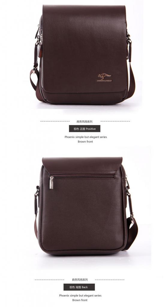 Beg Kulit Jenama Kangaroo Popular - kedai online