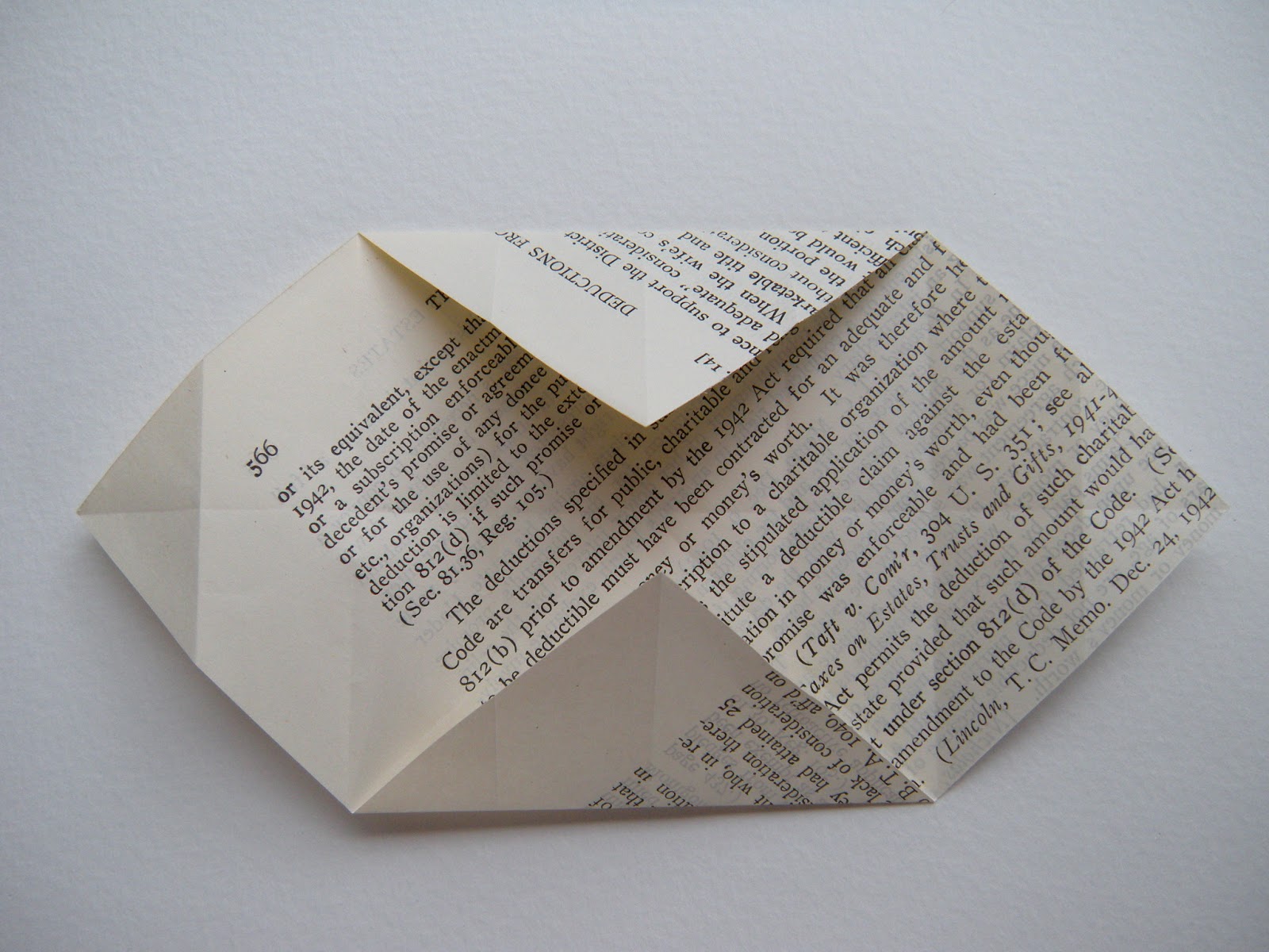 art in red wagons: DIY folded box