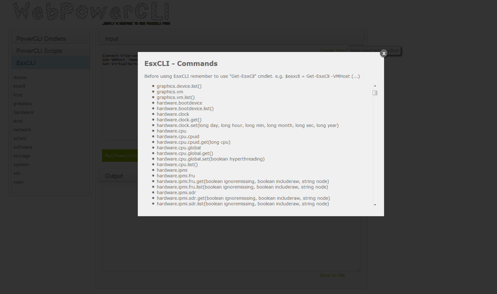 Hostile Coding Vmware Webpowercli