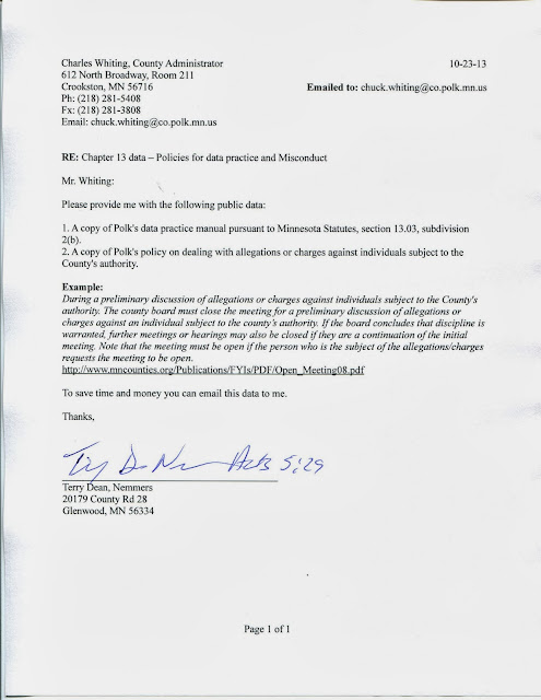 Lion News: Polk Co. Attorney Greg Widseth Forced To Respond To Nemmers ...