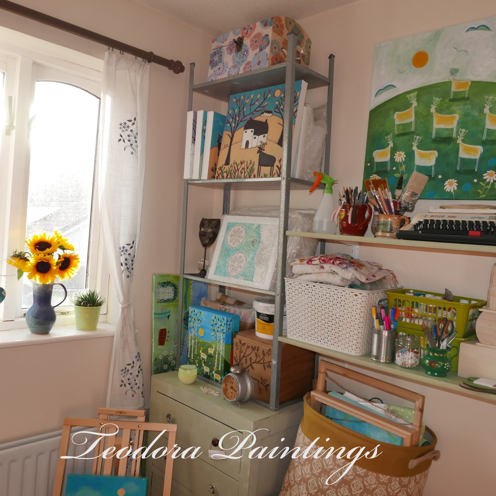 Teodora Paintings: Studio Tidy-up 2017