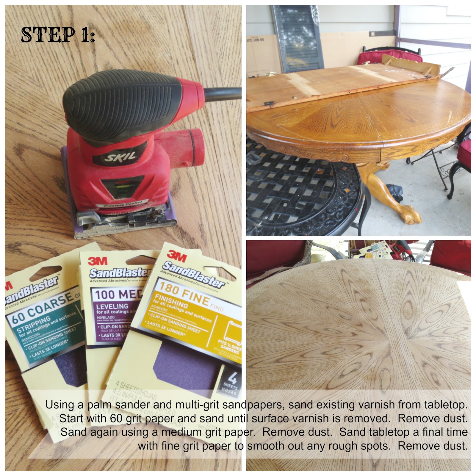 beyond the portico: A TABLE TRANSFORMATION...WITH TUTORIAL