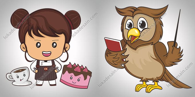 Jasa Desain Maskot, Karakter dan Ilustrasi