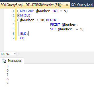 WHILE KULLANIMI MS SQL - DELPHI, C#, SQL SERVER WEB NOT DEFTERİM ...