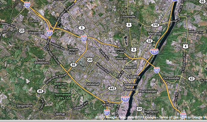 Albany: The Pedestrian Perspective: Albany's Highway System, Part One ...