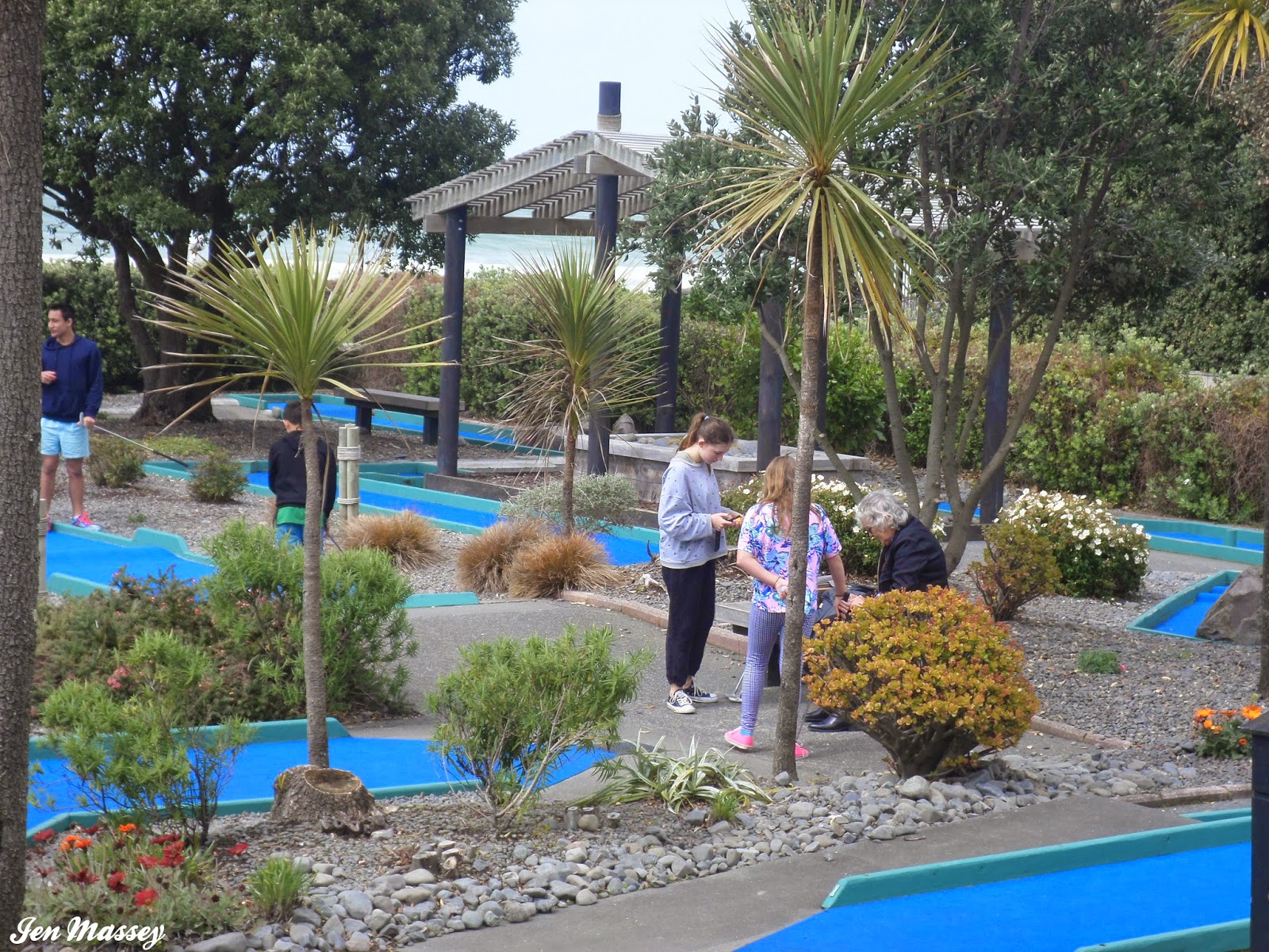 Napier Daily Photo: Mini Golf on Marine Parade